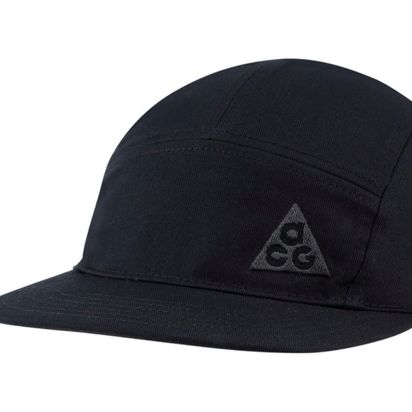 Nike ACG | Accessories | Nike Acg Aw84 5 Panel Camper Cap Hat Black ...